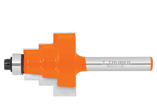 Broca para router, escalonada, 1-1/8', con balero, Truper | D-TODO EN ...